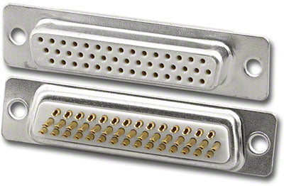 Pan Pacific DHS-44S, 44 Pin Female High Density D-Sub Solder Type Conn ...