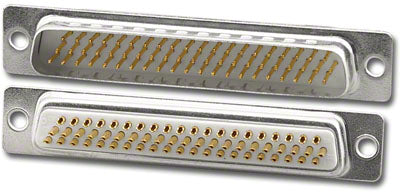 Pan Pacific DHS-62P, 62 Pin Male High Density D-Sub Solder Type Connec ...