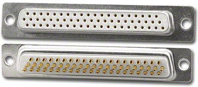 Pan Pacific DHS-62S, 62 Pin Female High Density D-Sub Solder Type Conn ...