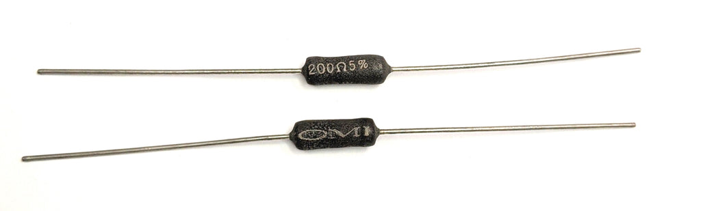 Lot of 2, Dale 200 Ohm 3-1/4 Watt Wirewound Power Resistors 3.25W ...