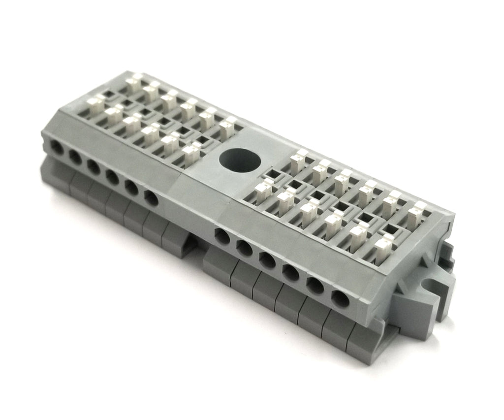 Sato Parts # ML-1700-A-12P 12 Position Screwless Terminal Block ~ 10A ...