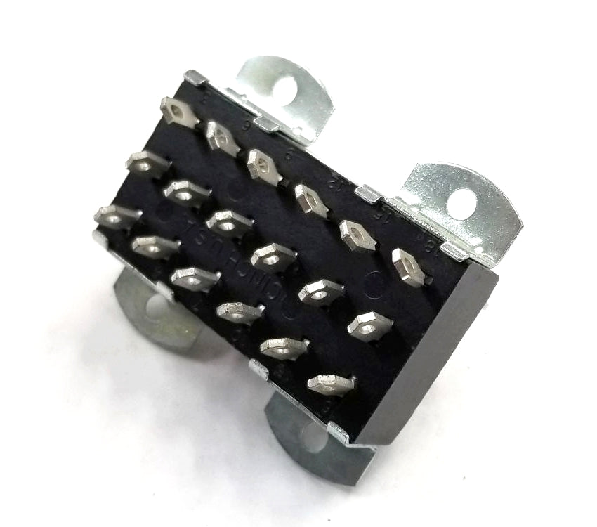 Cinch Jones P321AB, 21 Pin Male Angle Bracket Connector ~ 10A @ 250V A ...