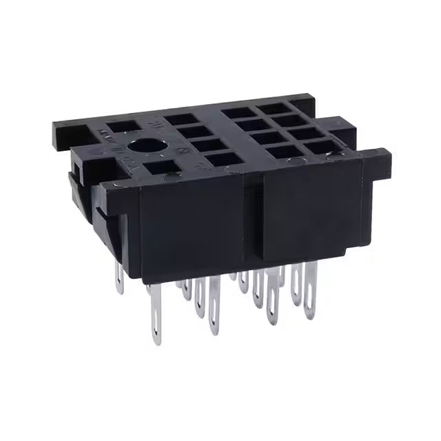 NTE R95-122, 14 Pin Mini Blade Relay Socket ~ Through-Hole Panel Mount ...