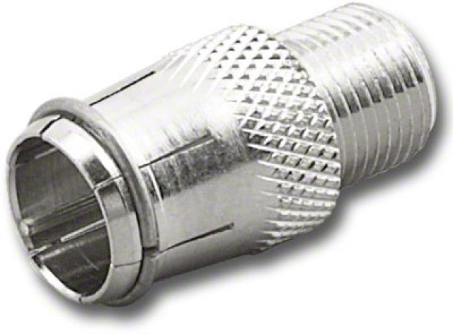 RFF-7761, "F" Type Female to Male Quick Connect Adapter ~ 5 Pack ...