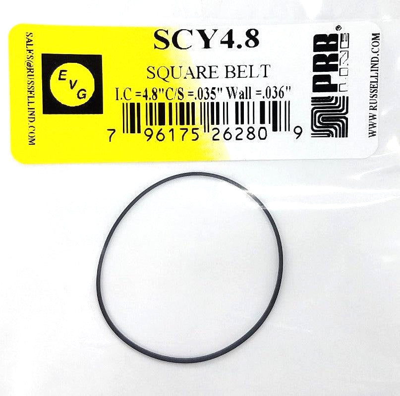 SCY4.8, PRB Square Cut Belt for VCR, Cassette, CD Drive or DVD Drive S ...