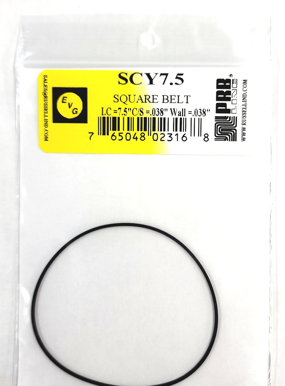 SCY7.5, PRB Square Cut Belt for VCR, Cassette, CD Drive or DVD Drive S ...