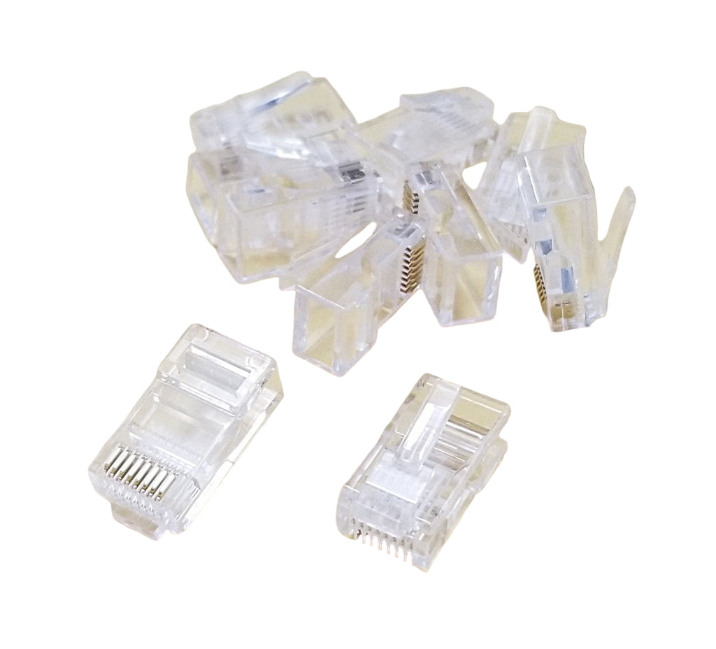 Philmore TEC4-50, 8 Conductor RJ45 (8P8C) Male Modular Crimp Plugs ~ 5 ...