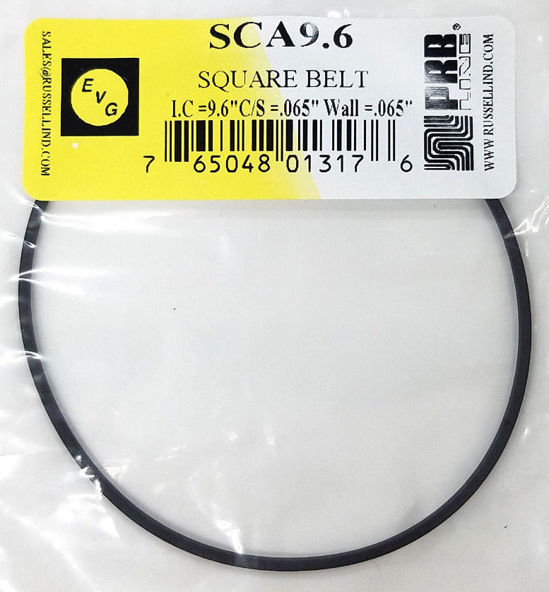 SCA9.6, PRB Square Cut Belt for VCR, Cassette, CD Drive or DVD Drive S ...