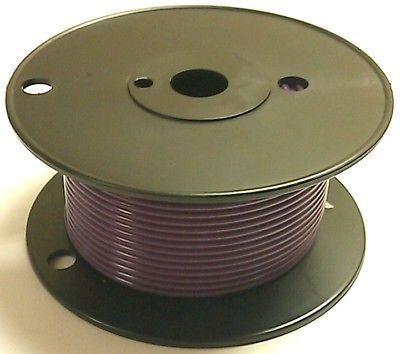 A16-07-100 100FT 16AWG VIOLET Stranded Automotive Hook Up 50V Wire ~ 8 ...