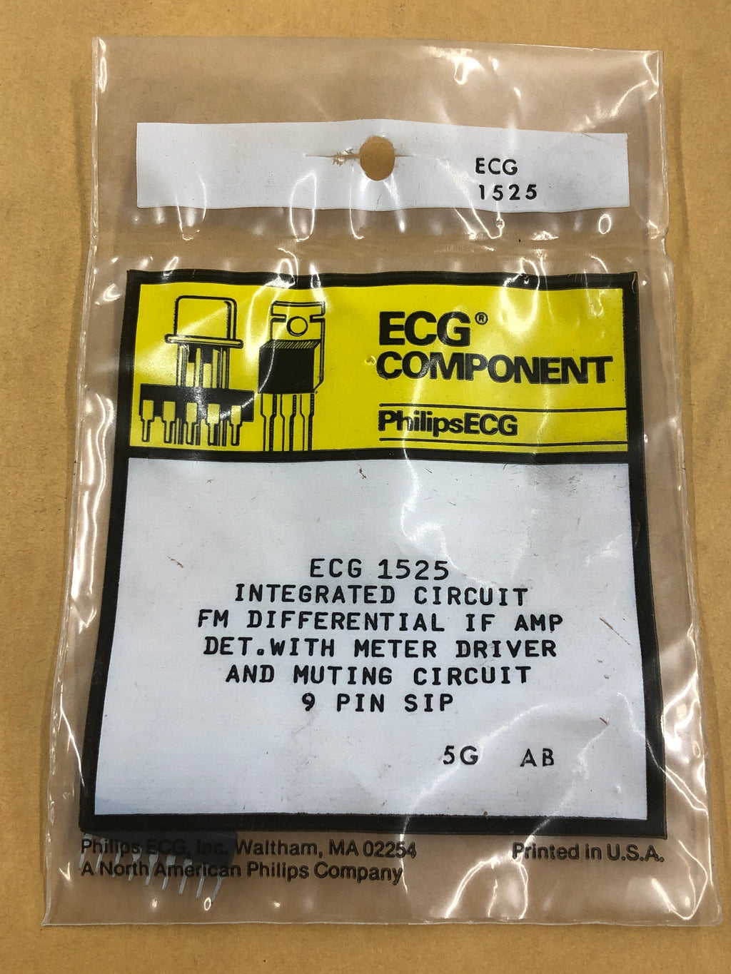 ECG1525 IC FM DIF IF AMP – MarVac Electronics