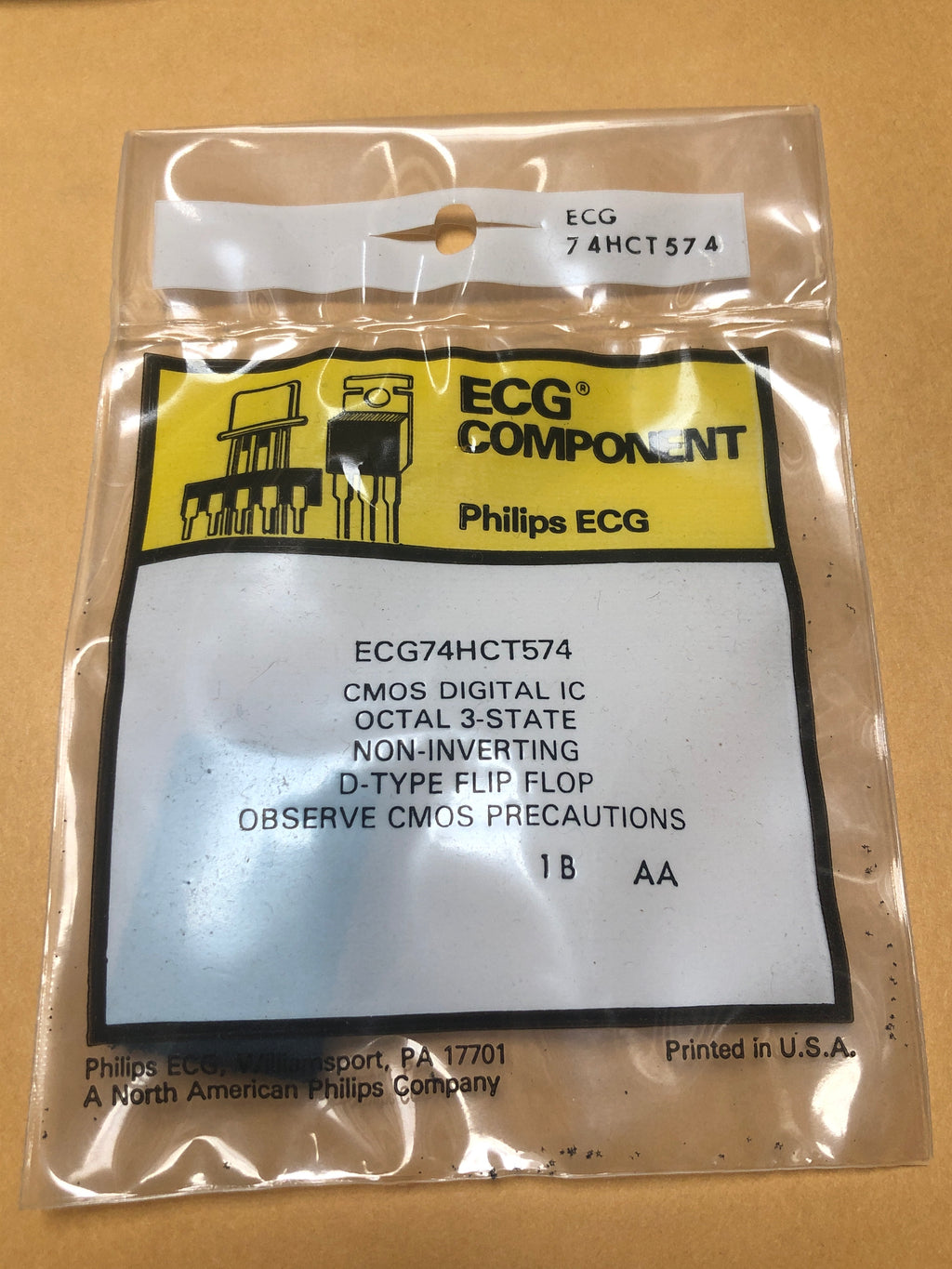 ECG74HCT574 INTEGRATED CIRCUIT – MarVac Electronics