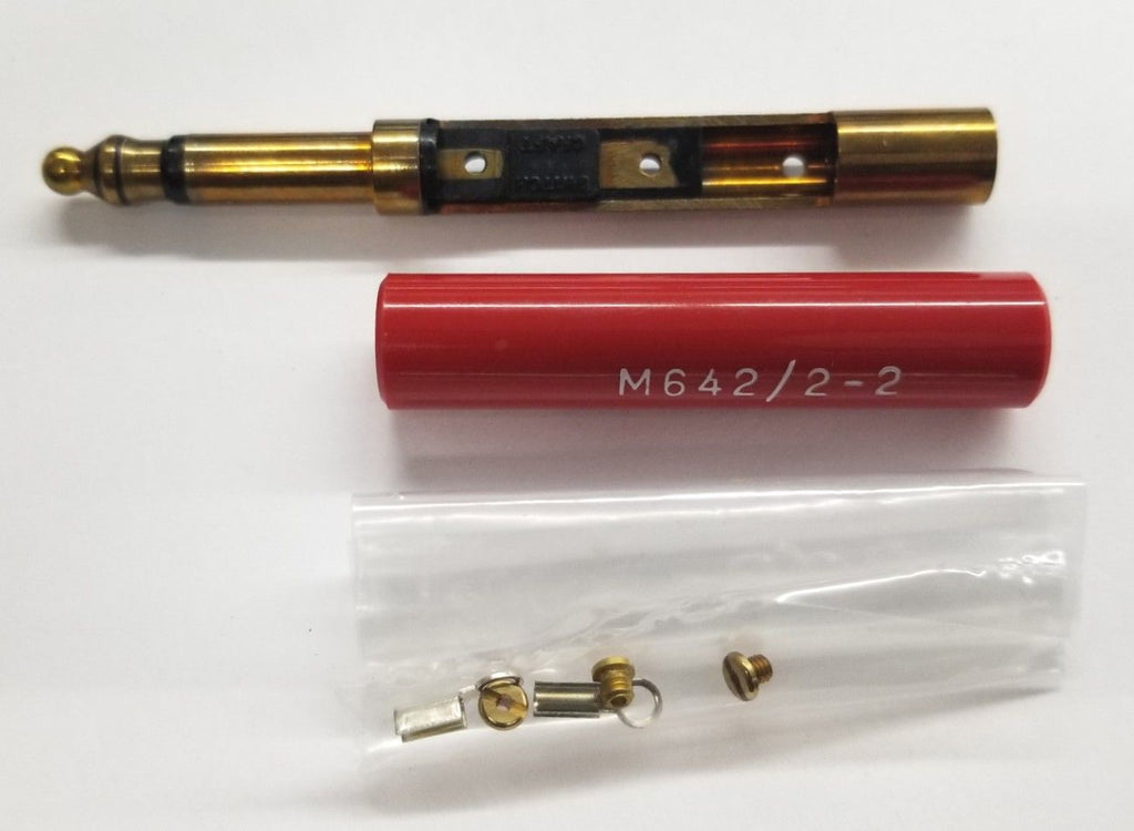 Switchcraft 482, (M642/2-2), 3-Conductor, Screw Terminals, Red Handle ...